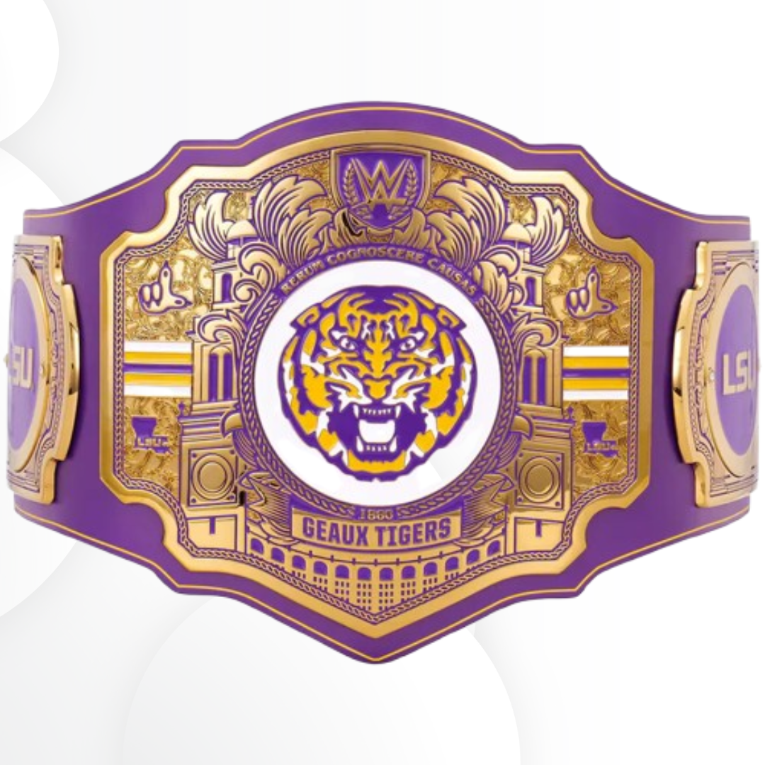 LSU Tigers Legacy Championship Title Belt – Wrestle Gears